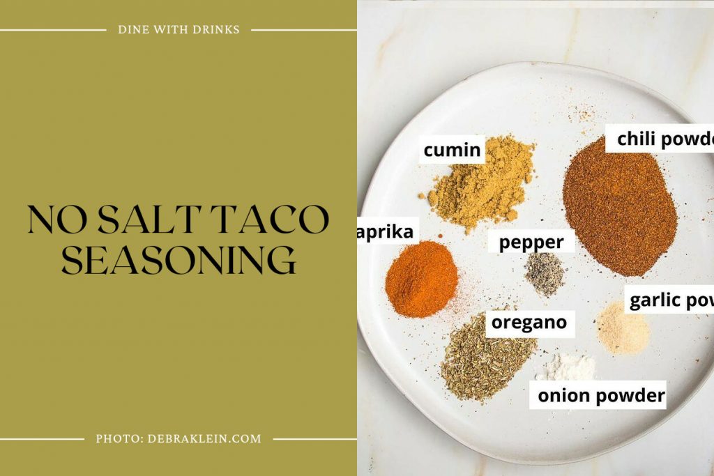 28 No Salt Recipes: Flavorful Dishes without the Sodium | DineWithDrinks
