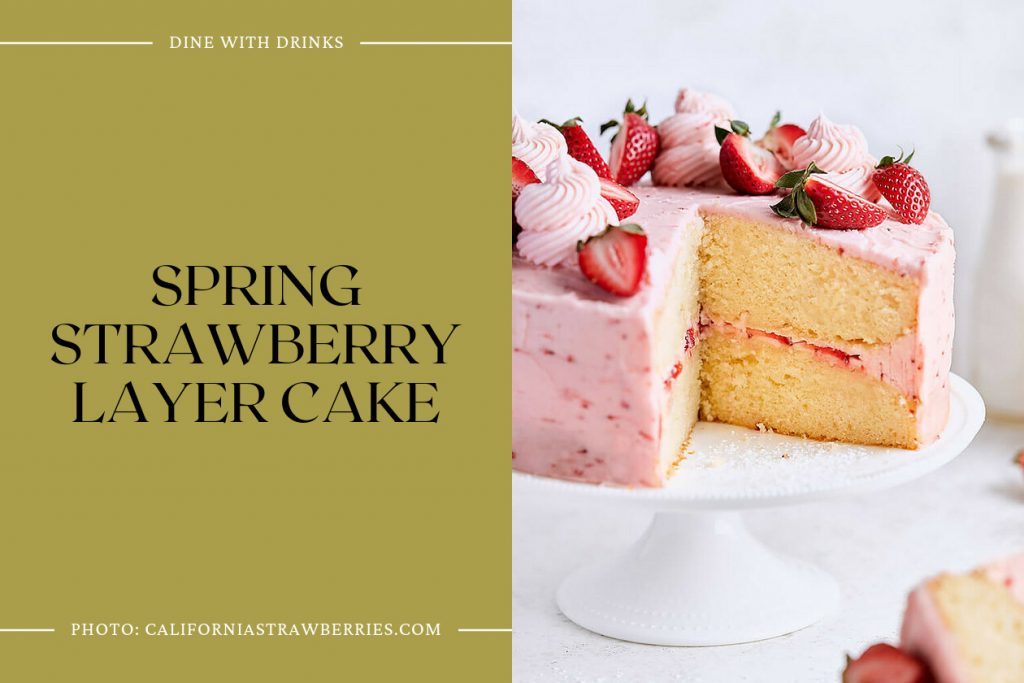10 Spring Cake Recipes to Delight your Taste Buds! | DineWithDrinks